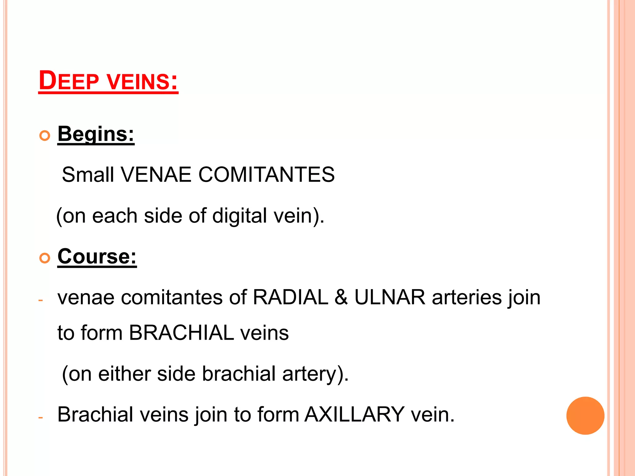 venous & lymphatic drainage of upper limb | PPTX