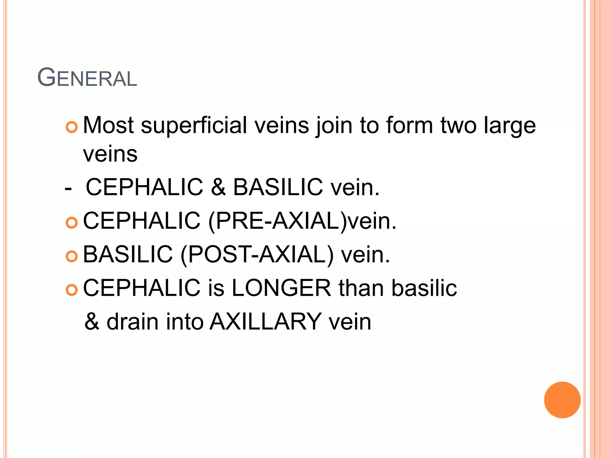 venous & lymphatic drainage of upper limb | PPTX