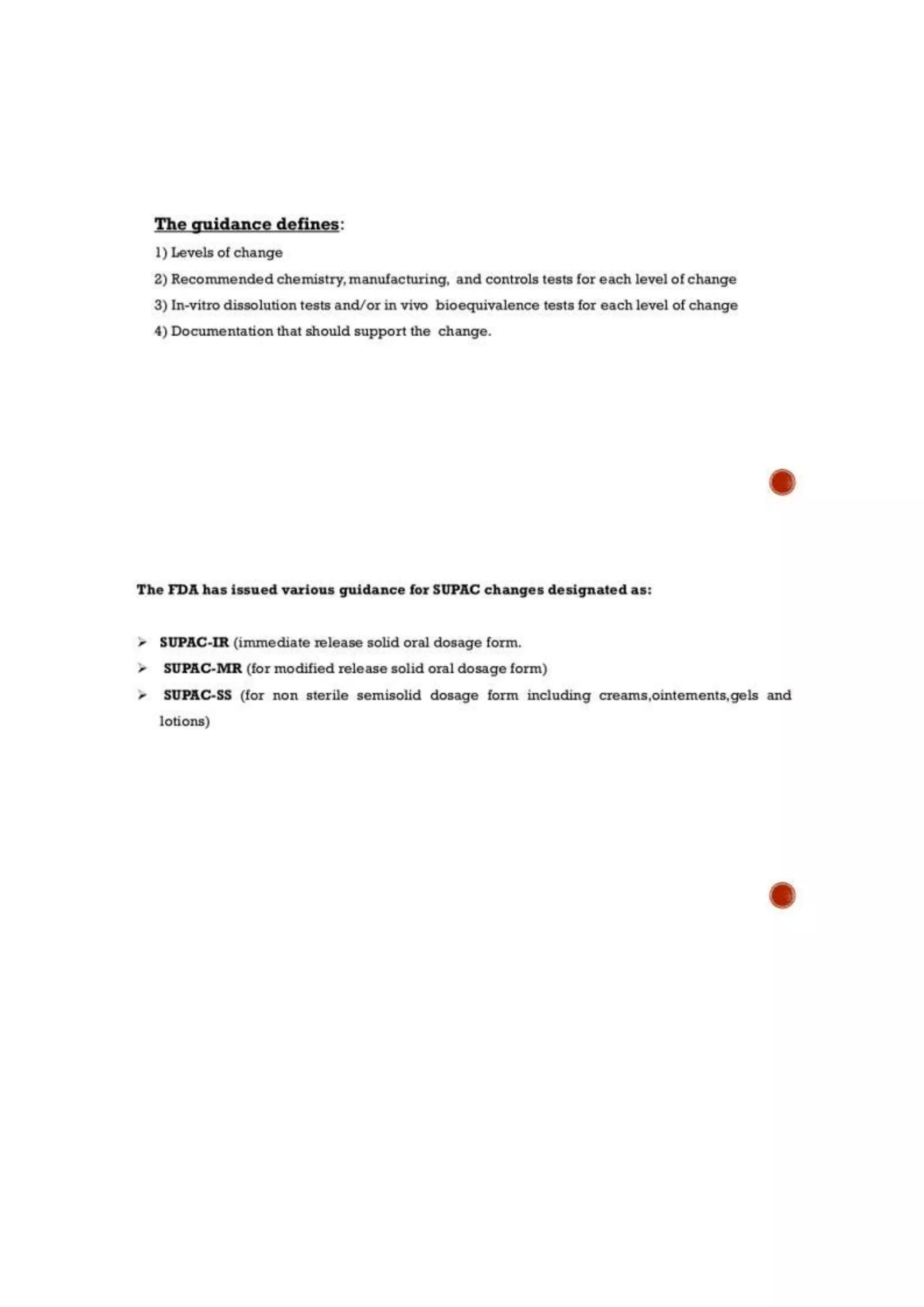 Supac guidelines | DOCX