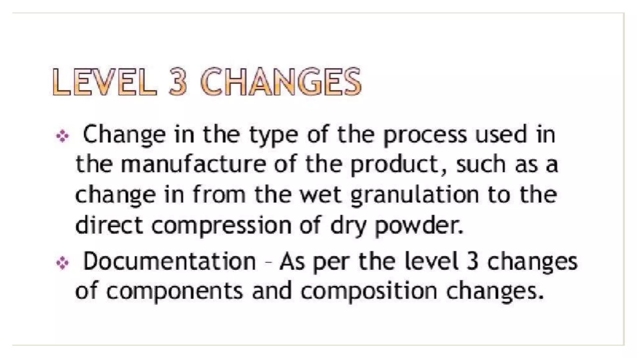 Supac guidelines | PPTX