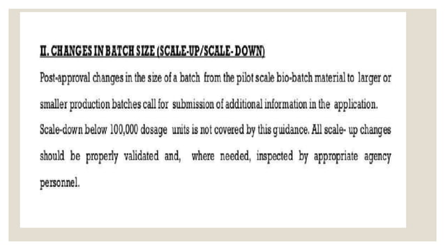 Supac guidelines | PPTX