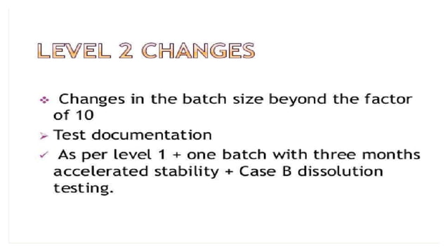 Supac guidelines | PPTX