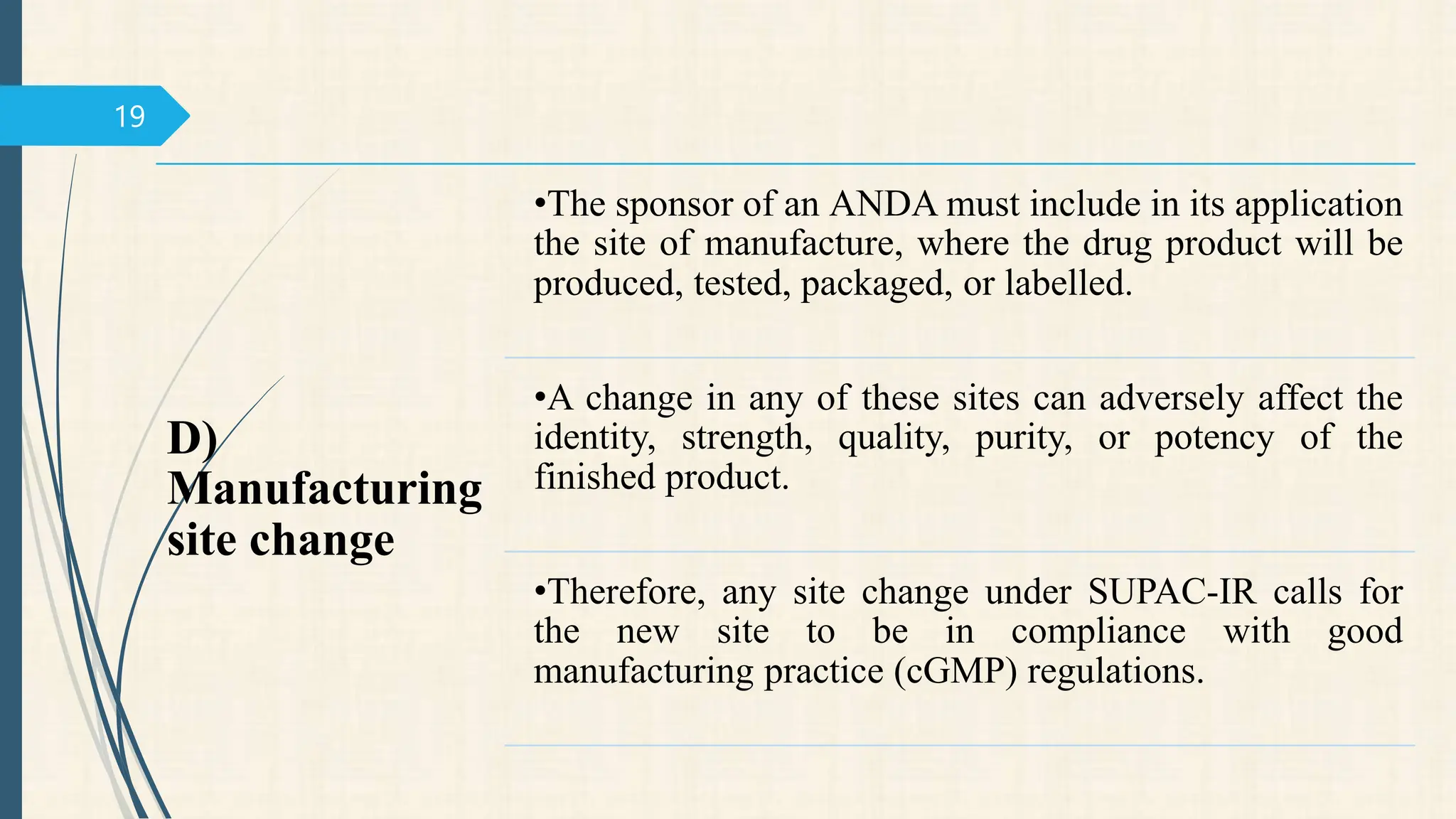 SUPAC(Scale Up and Post Approval changes for RA 1st sempptx | PPTX