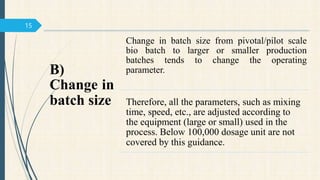 SUPAC(Scale Up and Post Approval changes for RA 1st sempptx | PPTX