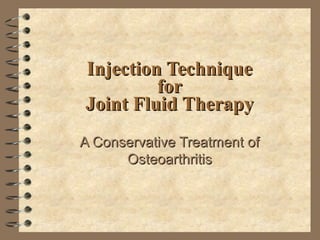 Supartz injection techniques | PPT