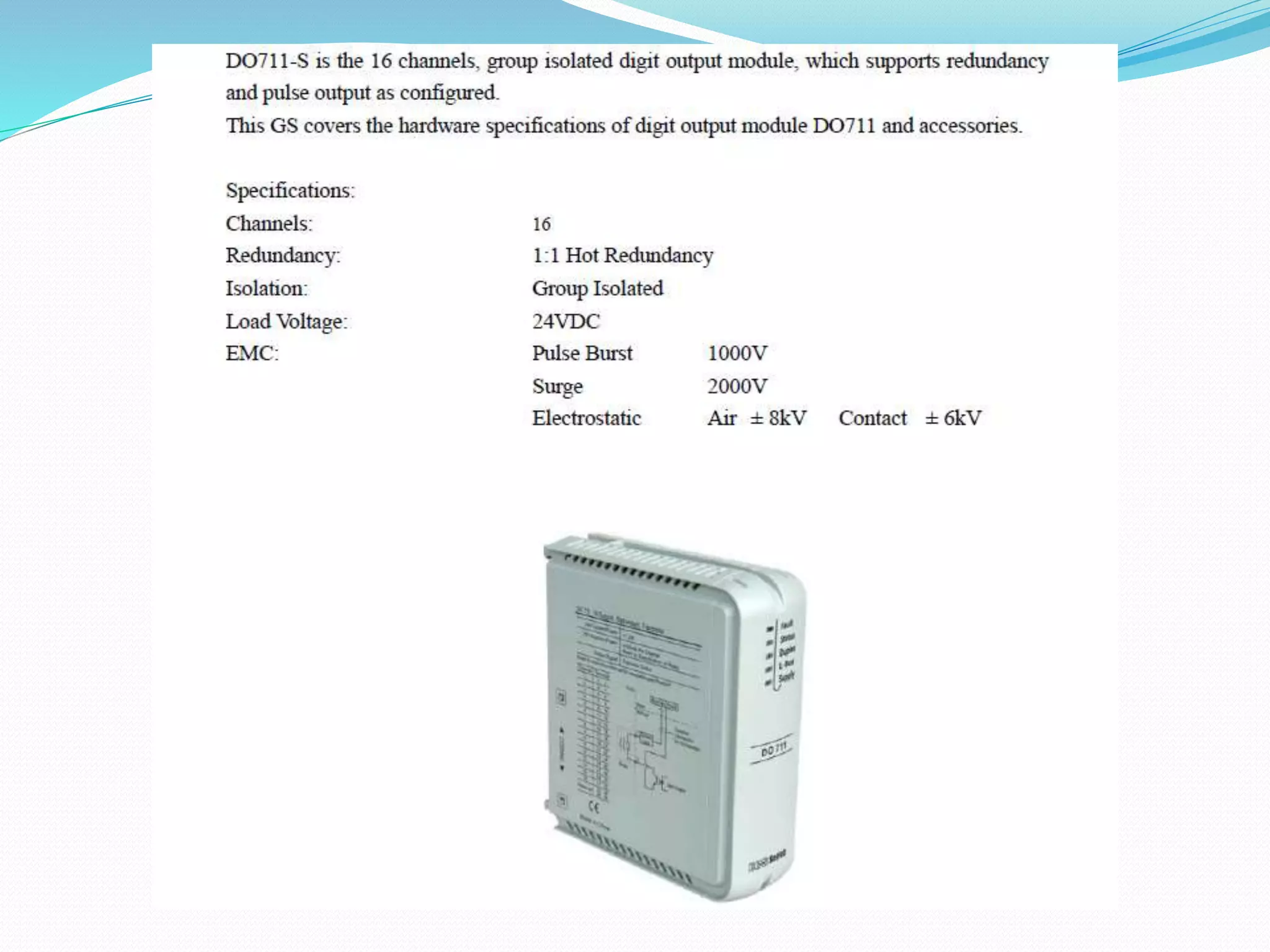 Supcon d.c.s ecs700 presentation by a.b.v.sai