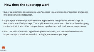Best Super App development- Guide Yo All in One App in 2023 | PPT