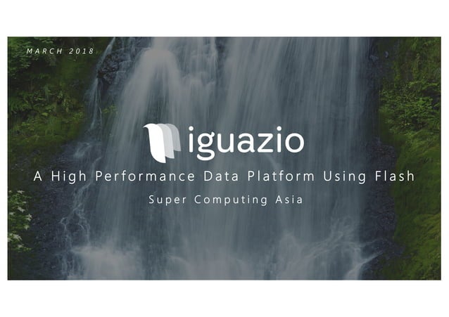 Building a High Performance Analytics Platform | PPT