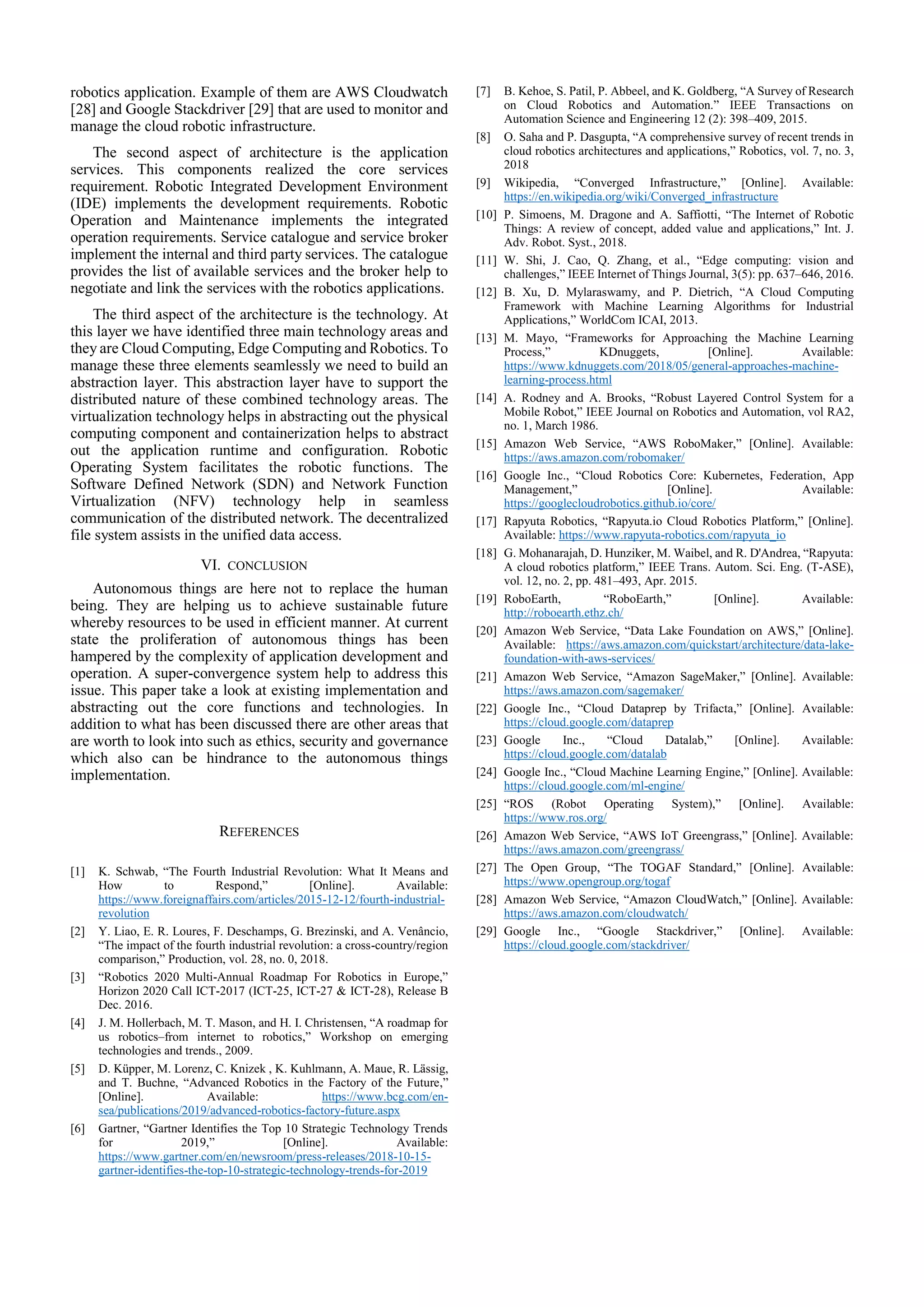 Super convergence of autonomous things | PDF