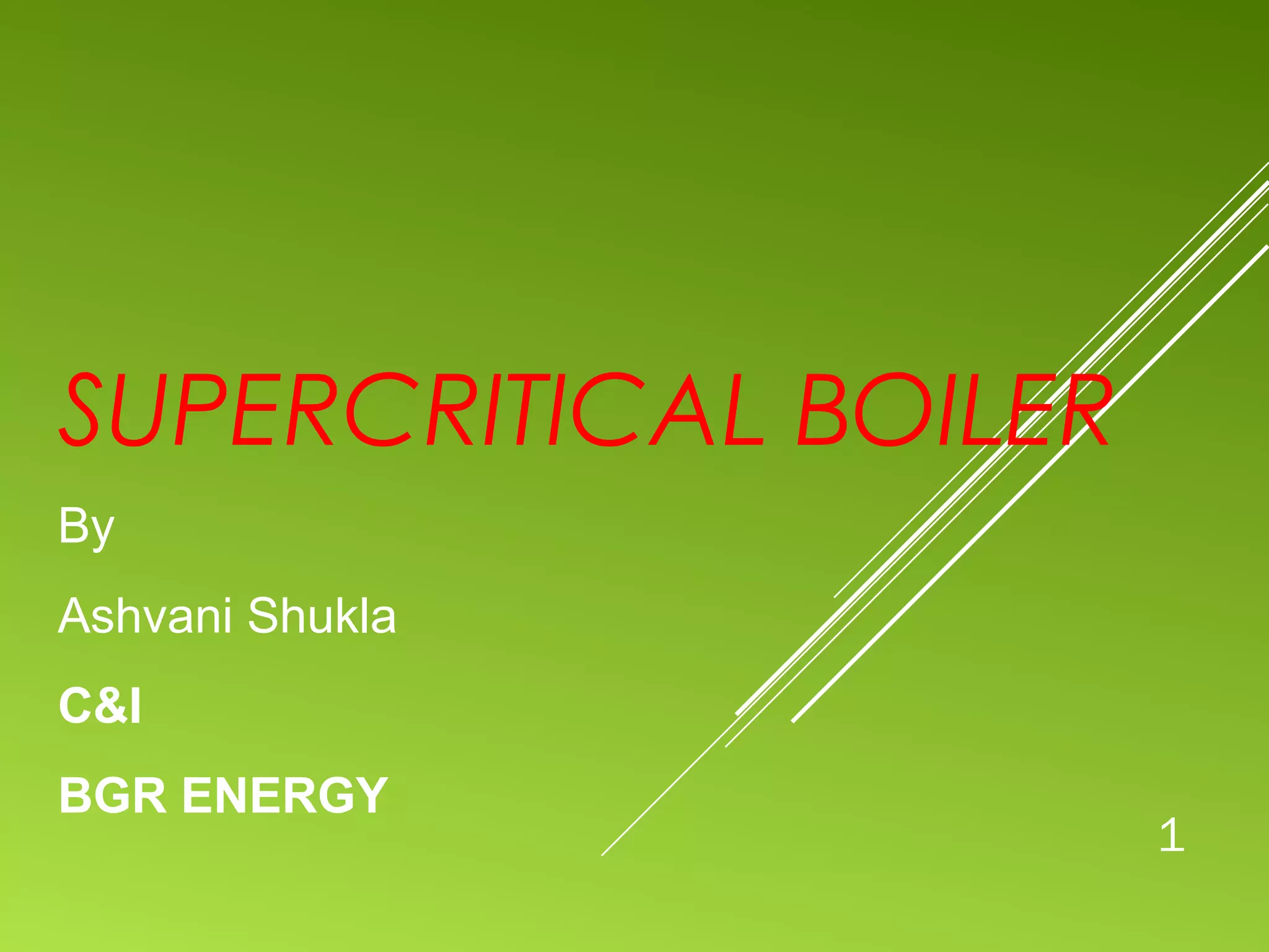 Super critical boiler | PPT