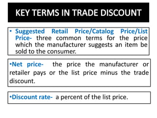 Cash Discount and Trade Discount | PPTX