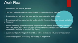 Supermarket management system | PPTX