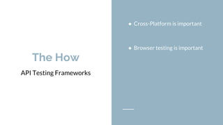 Super powered API testing | PPT