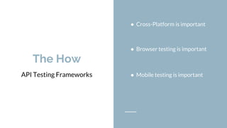 Super powered API testing | PPT