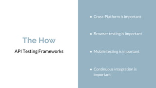 Super powered API testing | PPT