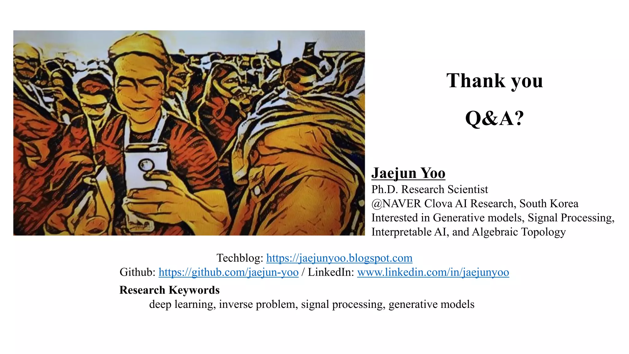 Super resolution in deep learning era - Jaejun Yoo | PDF