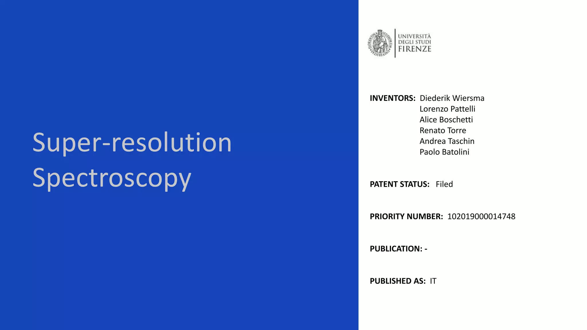 Super resolution spectroscopy | PPT