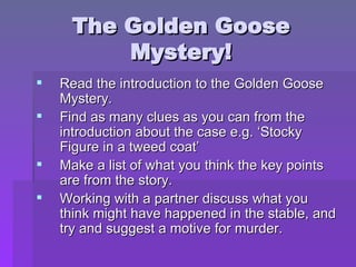 Super Sleuth!! | PPT