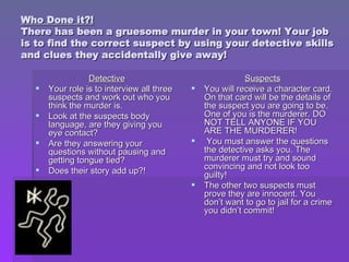 Super Sleuth!! | PPT