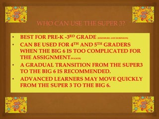 Super 3 presentation by cayla barnes and julie kennedy | PPTX