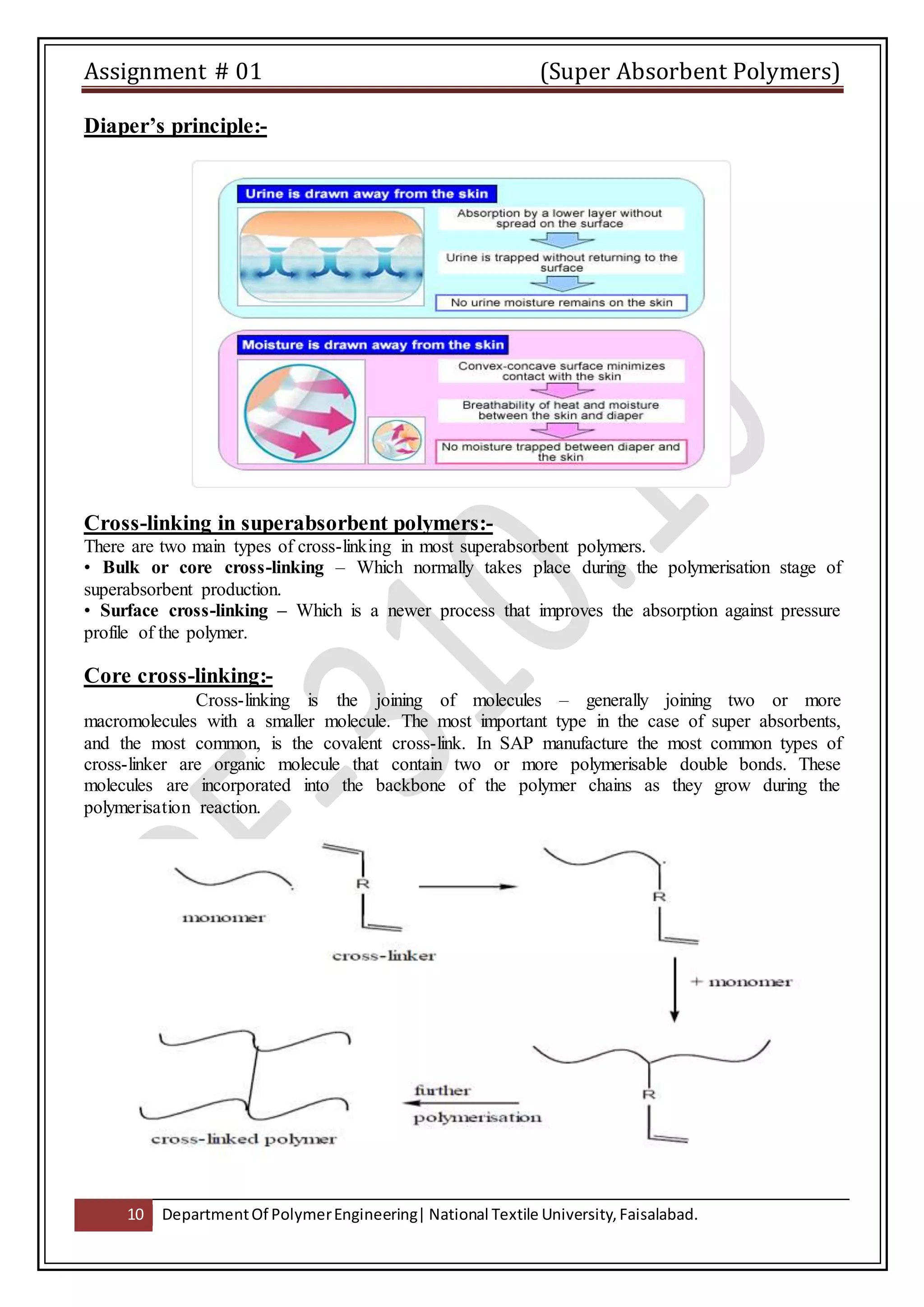 Super absorbant polymers | DOCX
