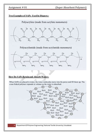 Super absorbant polymers | DOCX