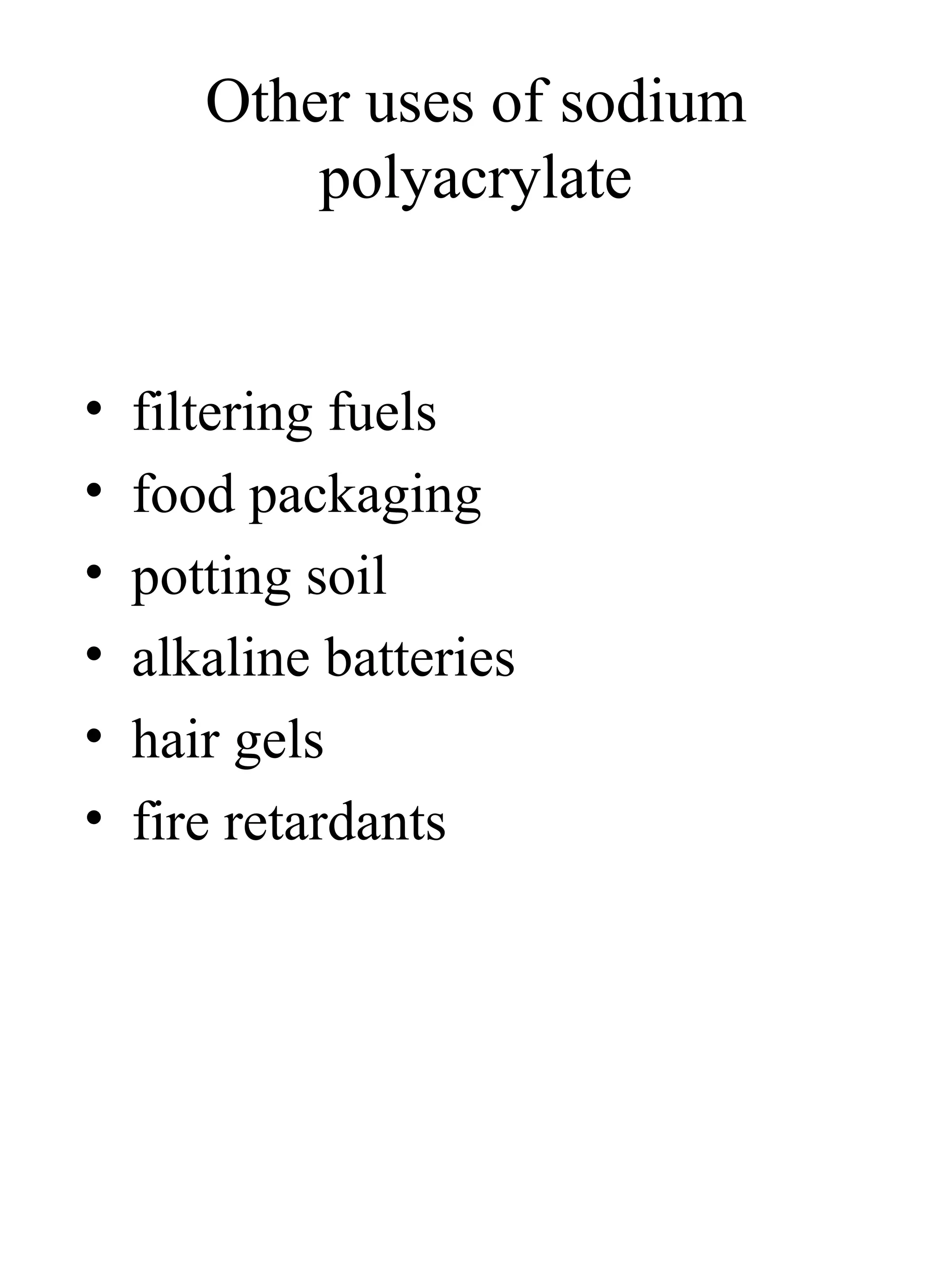 Superabsorbent.ppt polymerization sodium polyacrylate | PPT