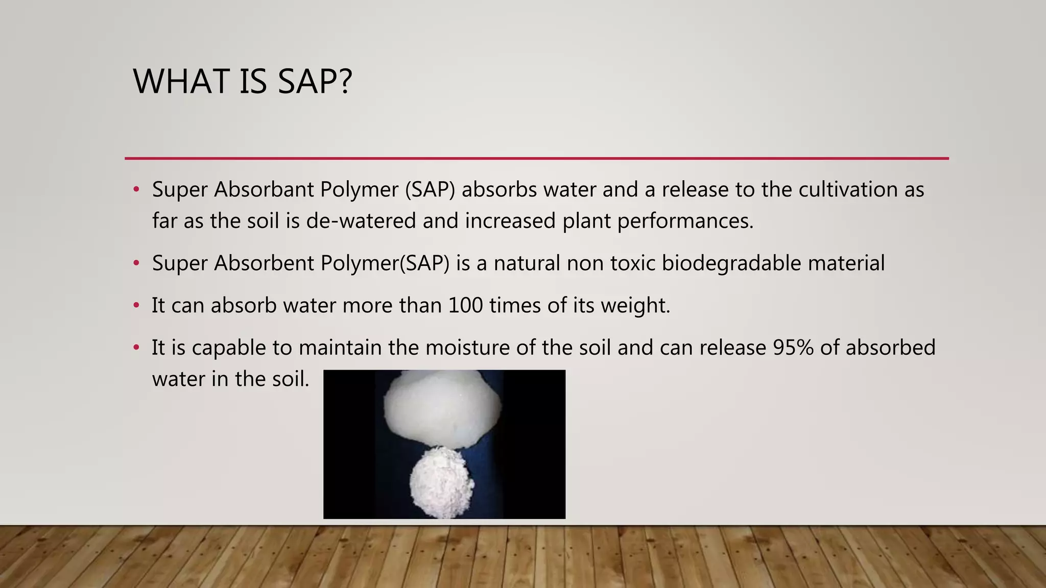 Super absorbent polymer | PPTX