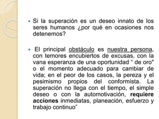 Superación personal | PPTX