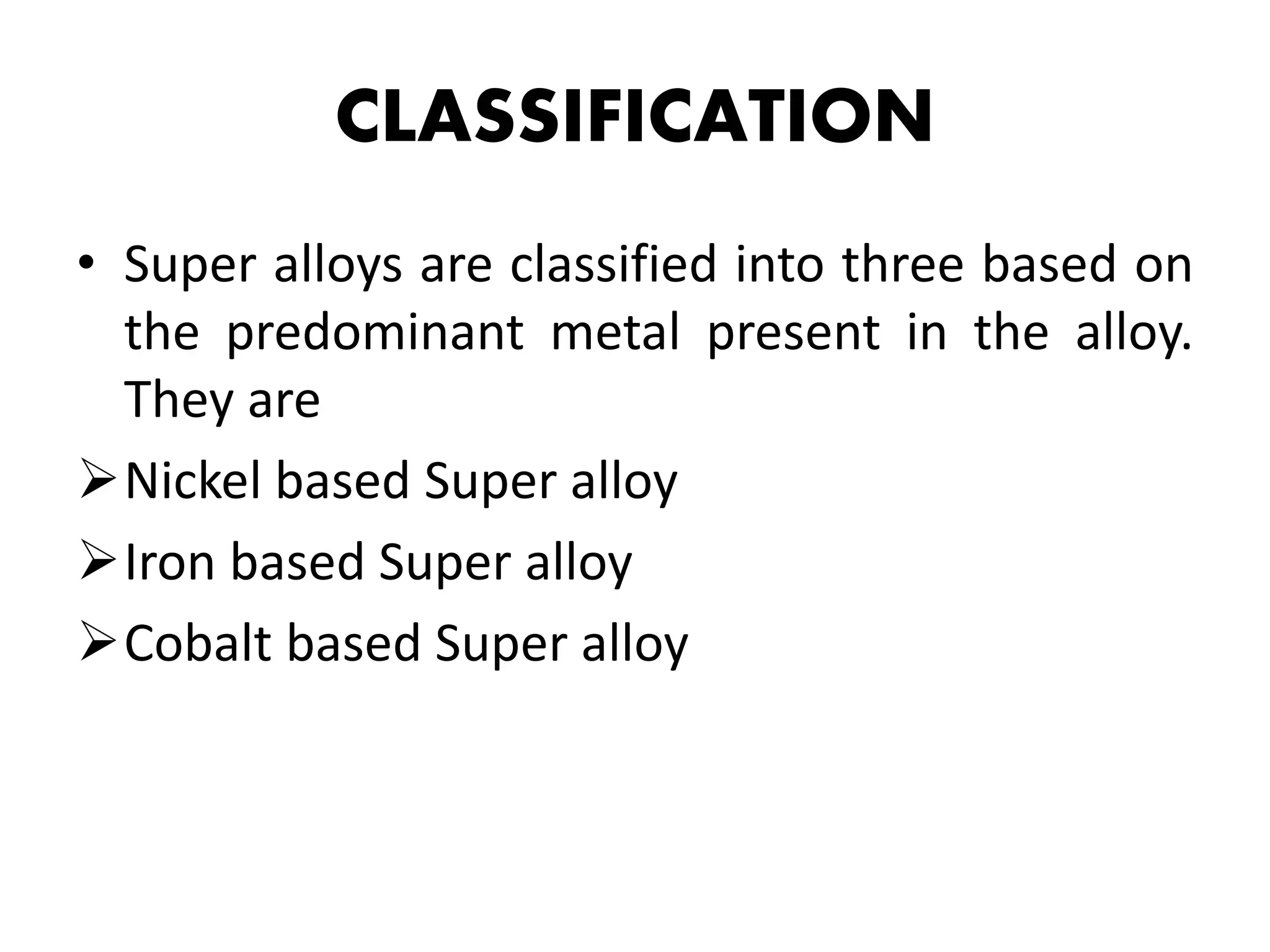 Super alloy | PPTX