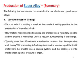 Advances in SPecail Steels : Super alloy ni and ti alloys | PPTX