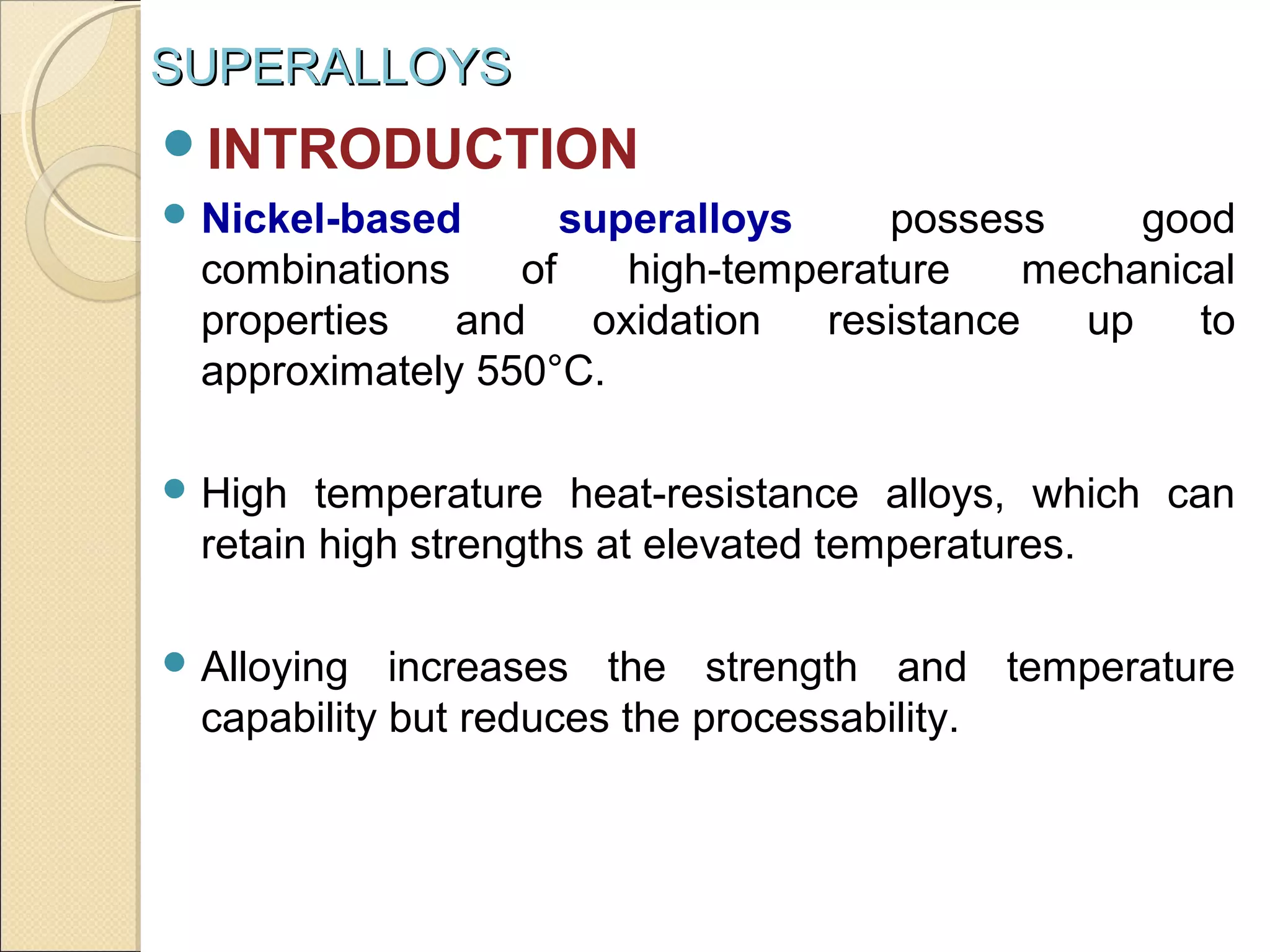 Superalloys | PPT