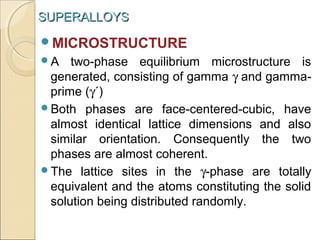 Superalloys | PPT
