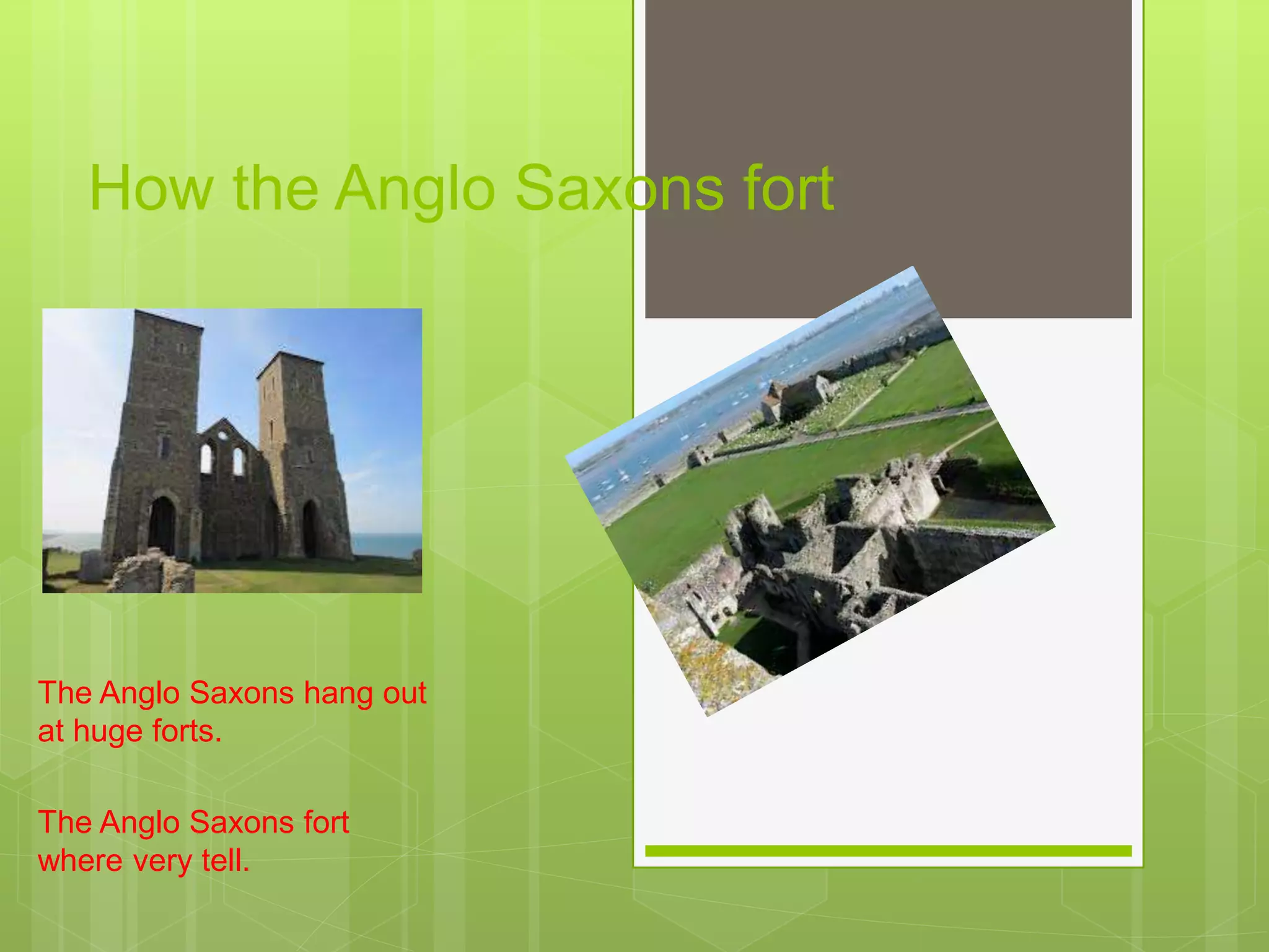 Super anglo saxons | PPTX