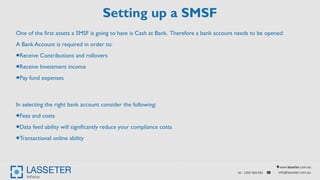 Setting up a SMSF | PPT