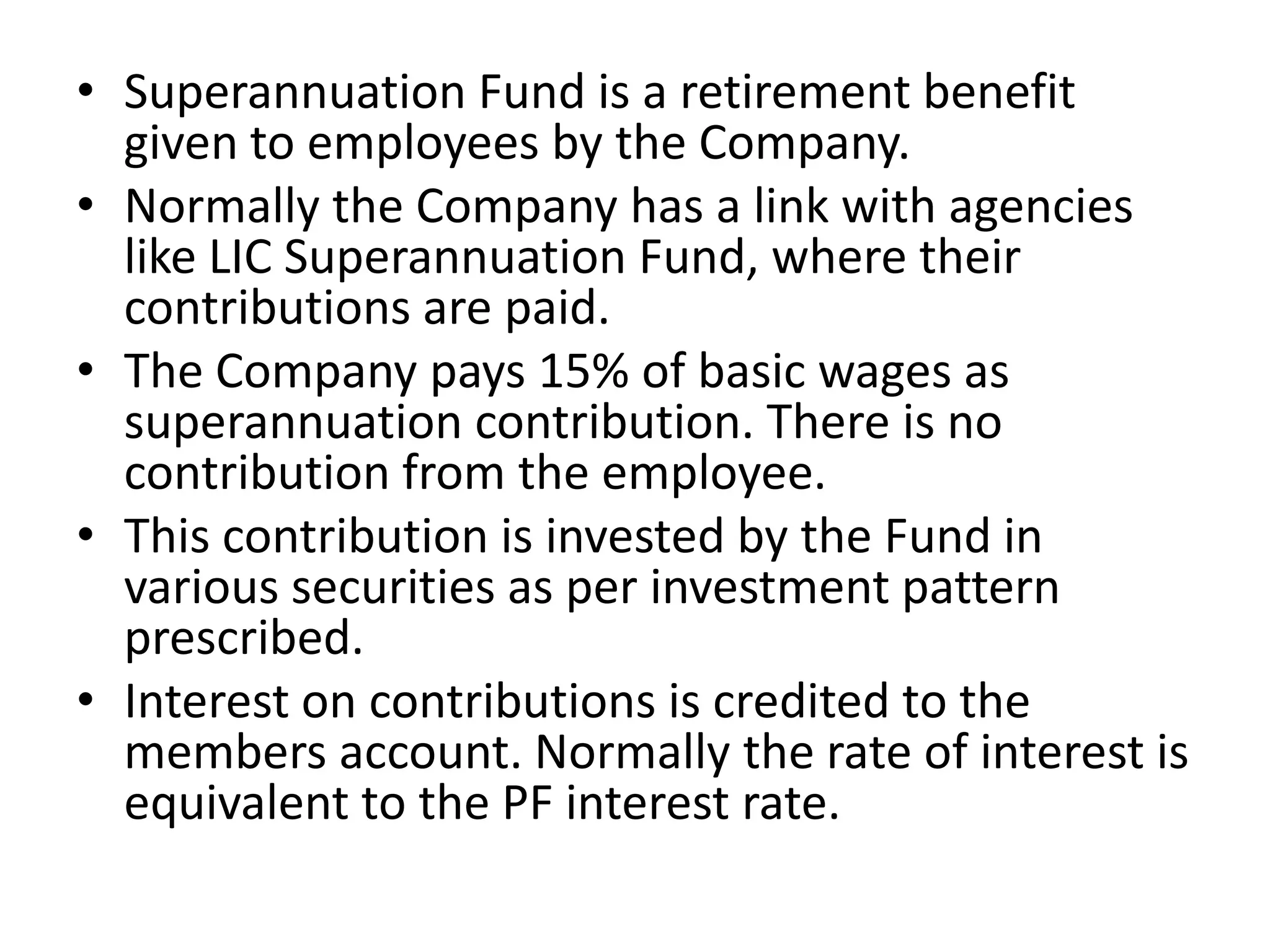 Super annuation schemes | PPTX