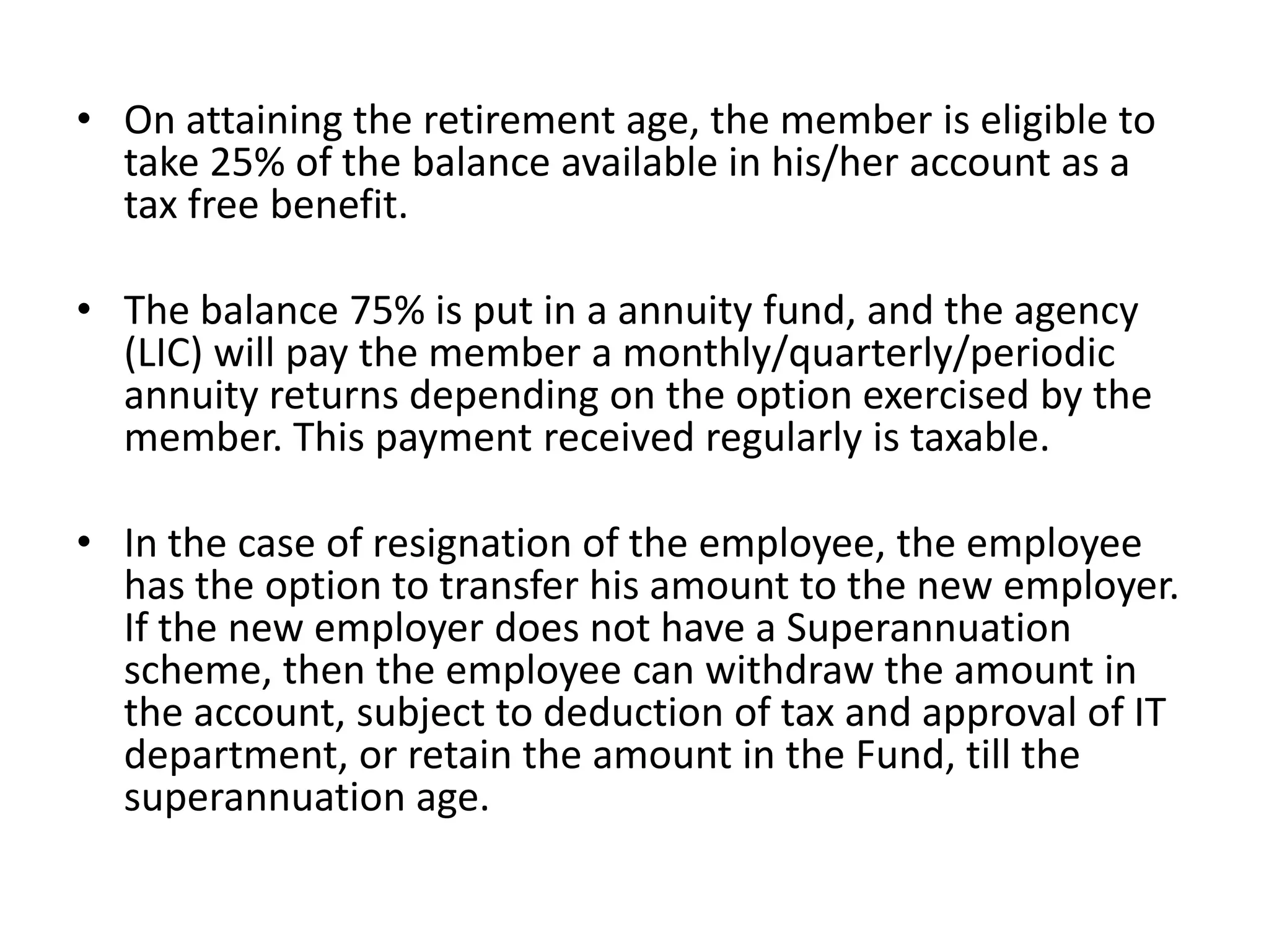 Super annuation schemes | PPTX