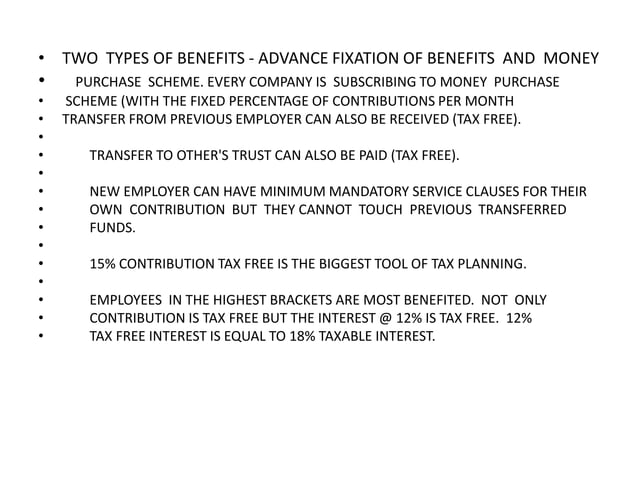 Super annuation schemes | PPTX