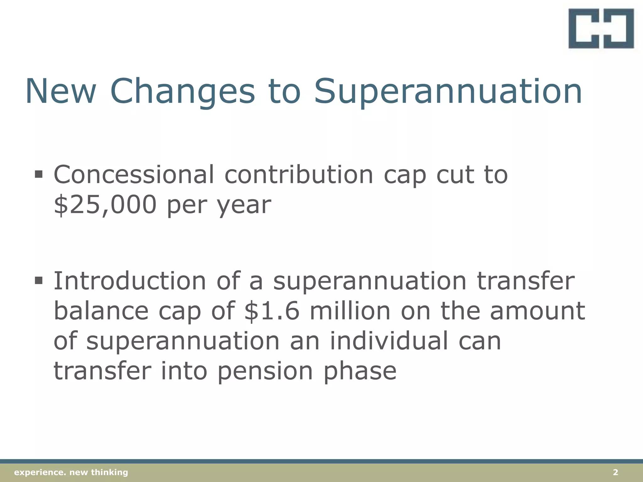 Superannuation Update and SMSFs | PPT