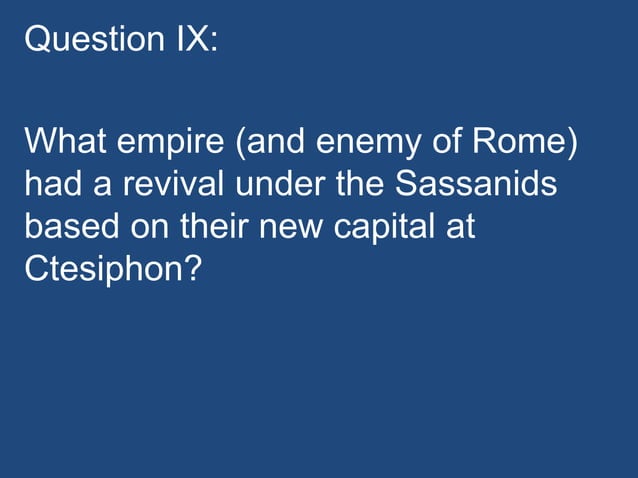 Super awesome Early Medieval trivia challenge 2014 | PPT