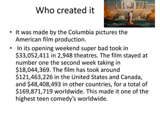 Superbad presentation | PPTX