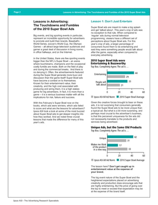 Lessons in Advertising: | PDF