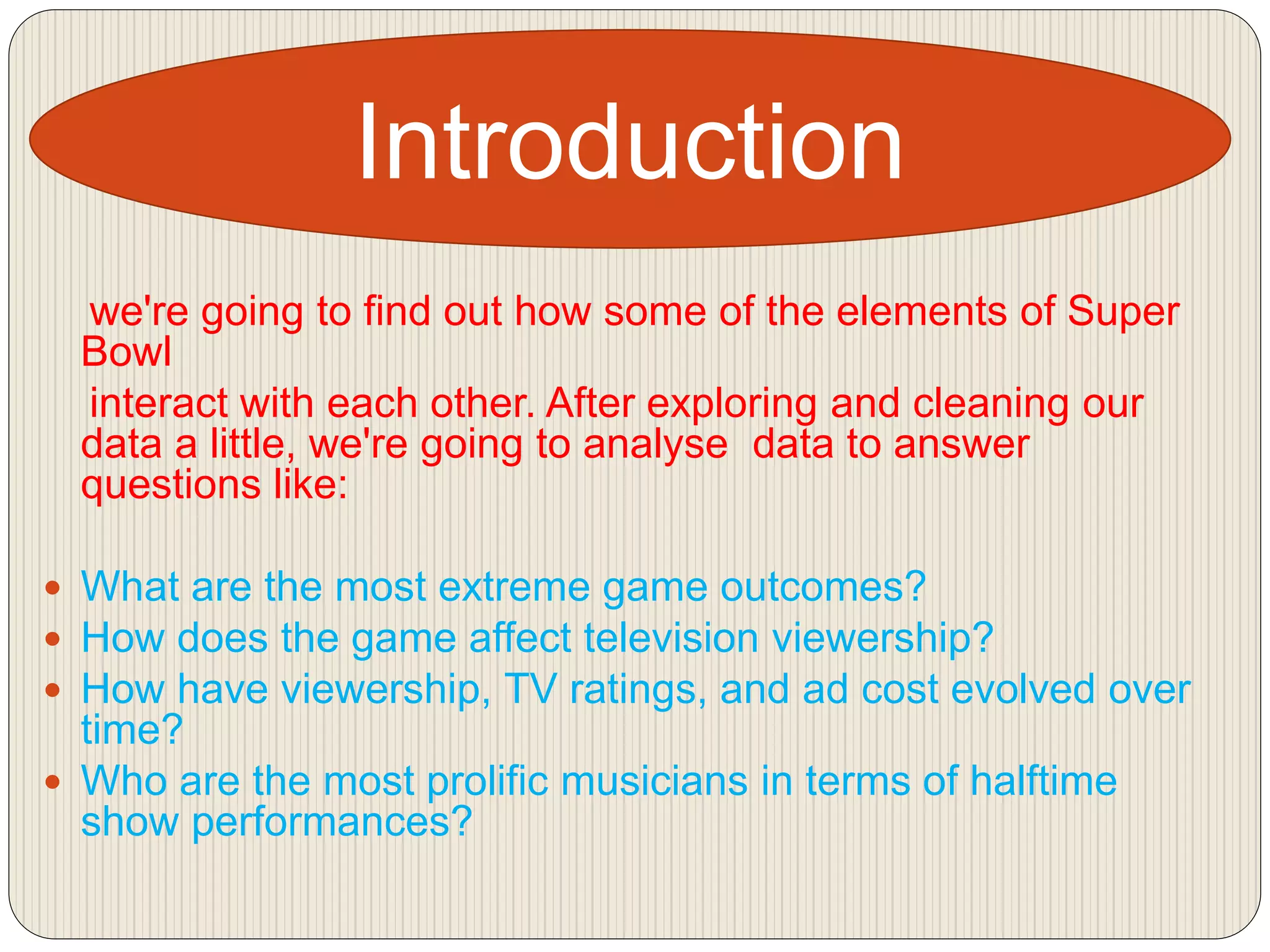 Super bowl (data mining) | PPTX
