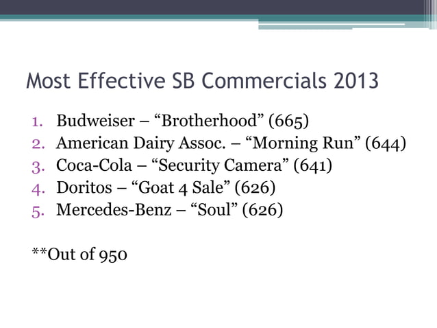 Super Bowl Statistics | PPT