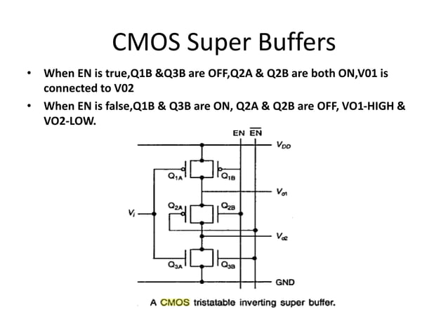 SUPER BUFFERS, BI-CMOS AND STEERING LOGIC.pptx