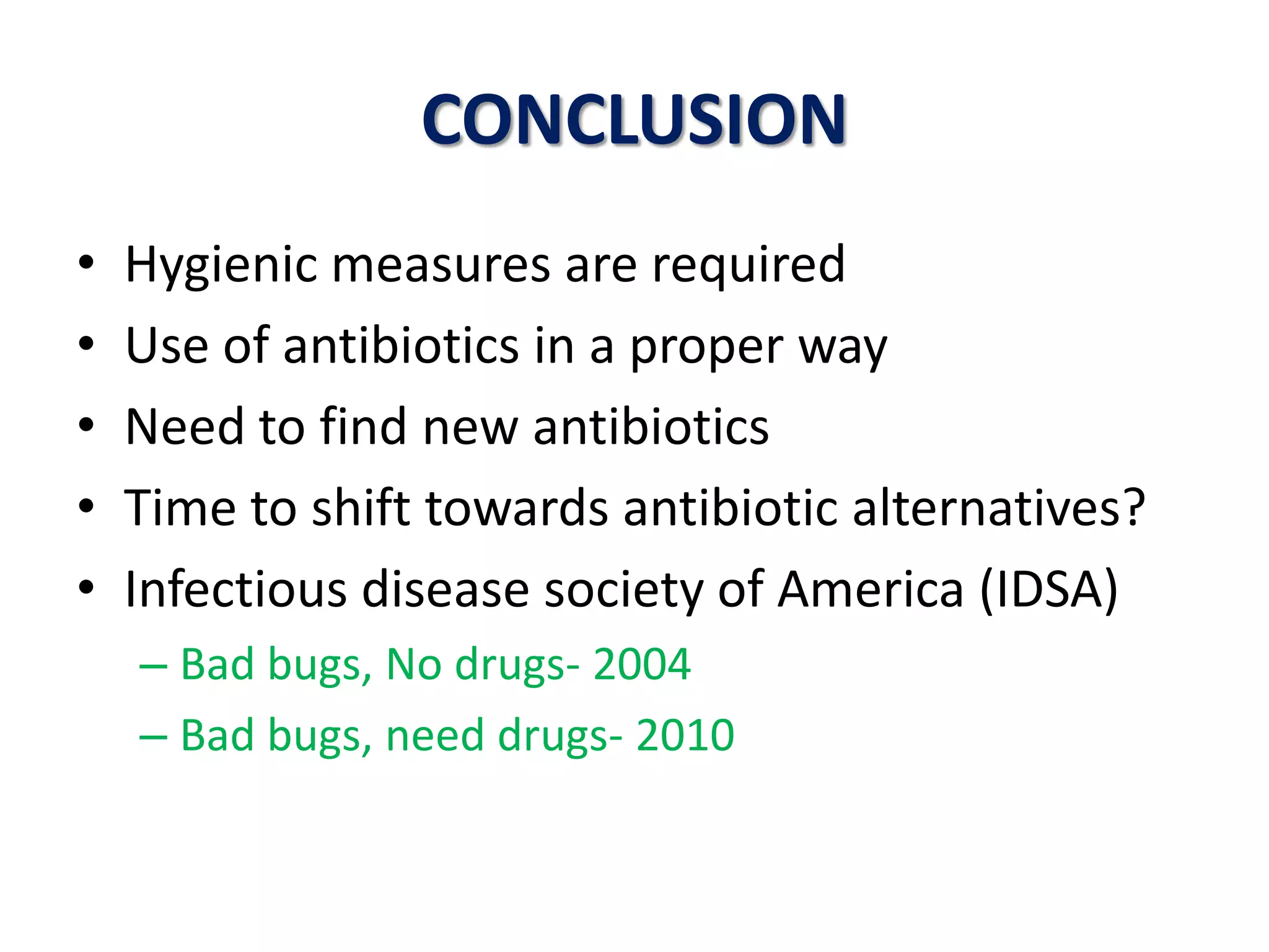 Superbug selection and associated clinical and non clinical | PDF
