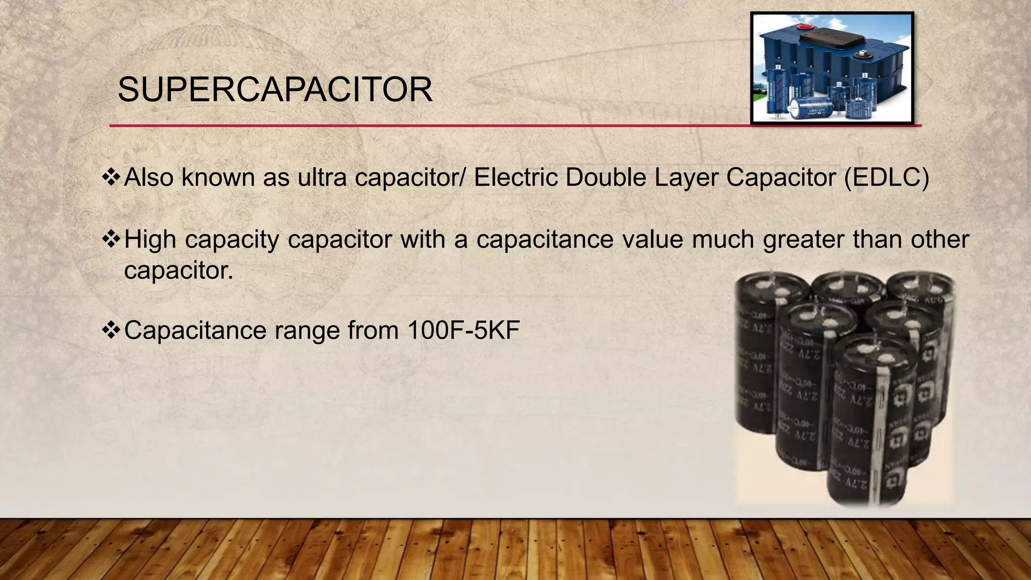 Supercapacitor | PPTX