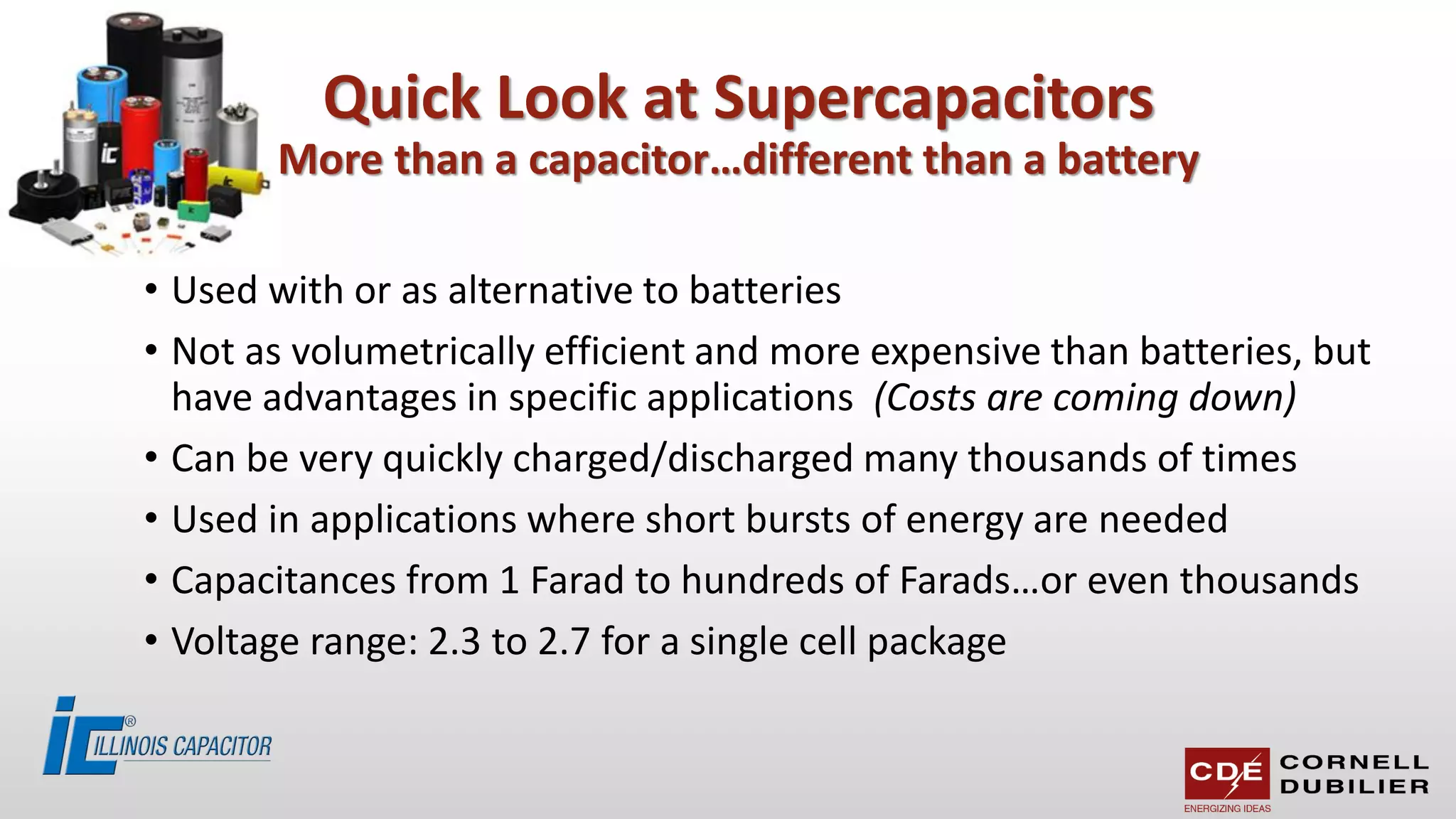 Supercapacitor module applications for customers | PDF | Green Vehicles ...