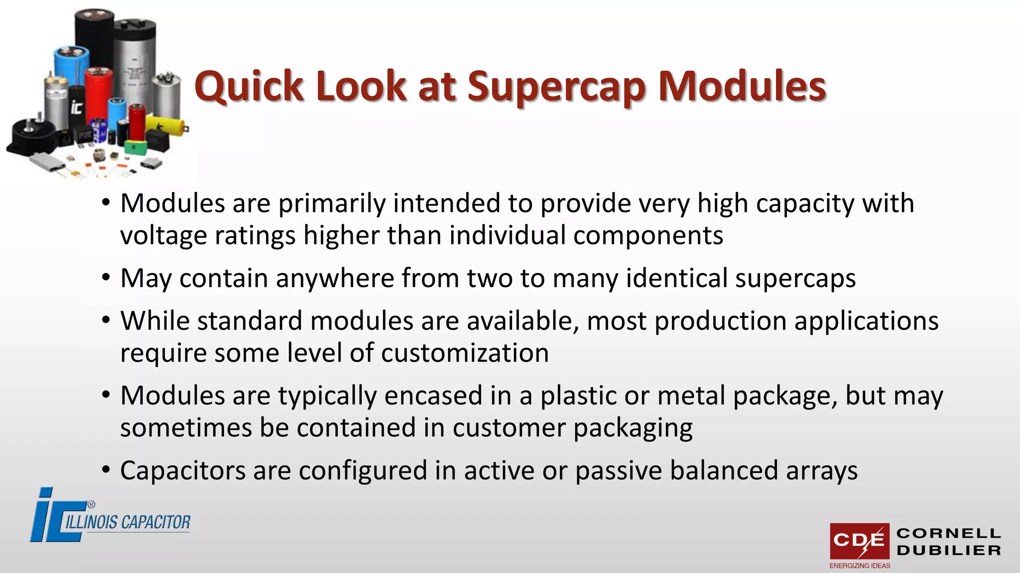 Supercapacitor module applications for customers | PDF | Green Vehicles | Auto Type