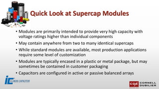 Supercapacitor module applications for customers | PDF | Green Vehicles ...